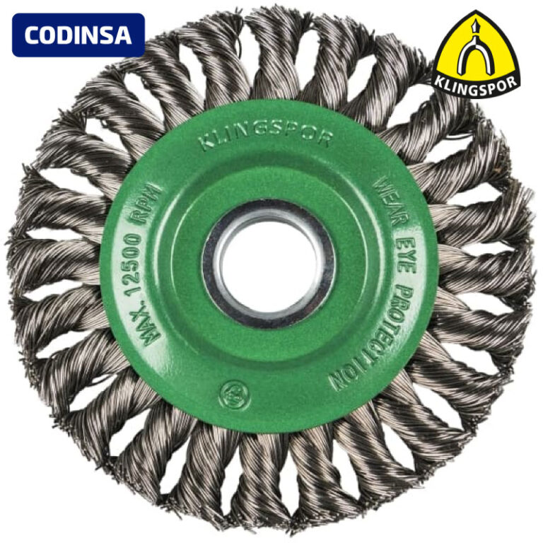 Grata Plana Trenzada Inoxidable 4.5" - Codinsa